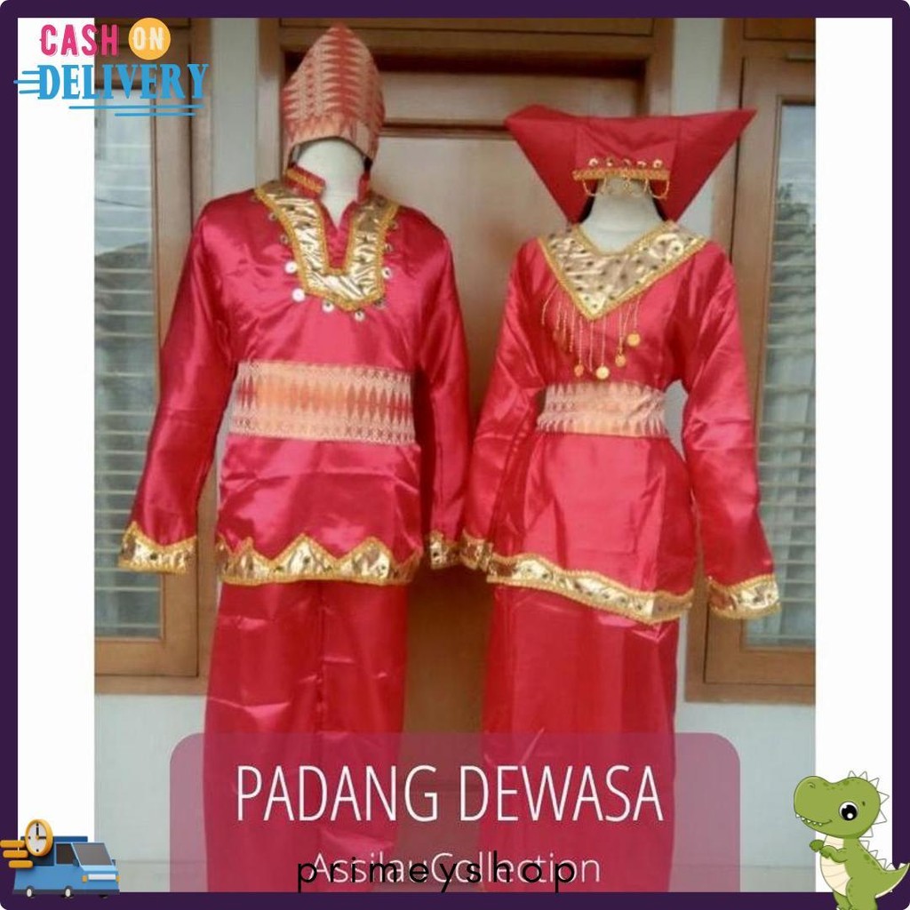 Jual Pakaian Tradisional Sumatera Barat/Padang//Baju Adat Sumatera ...