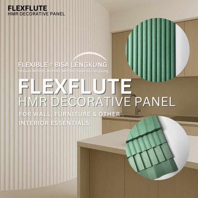 Jual Flexible Fluted Wall Panel Hiasan Dinding Cekung Cembung Lurus Seo ...