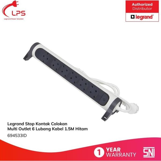 Jual Legrand Stop Kontak Terminal Colokan Multi Outlet 6 Lubang 1.5M ...