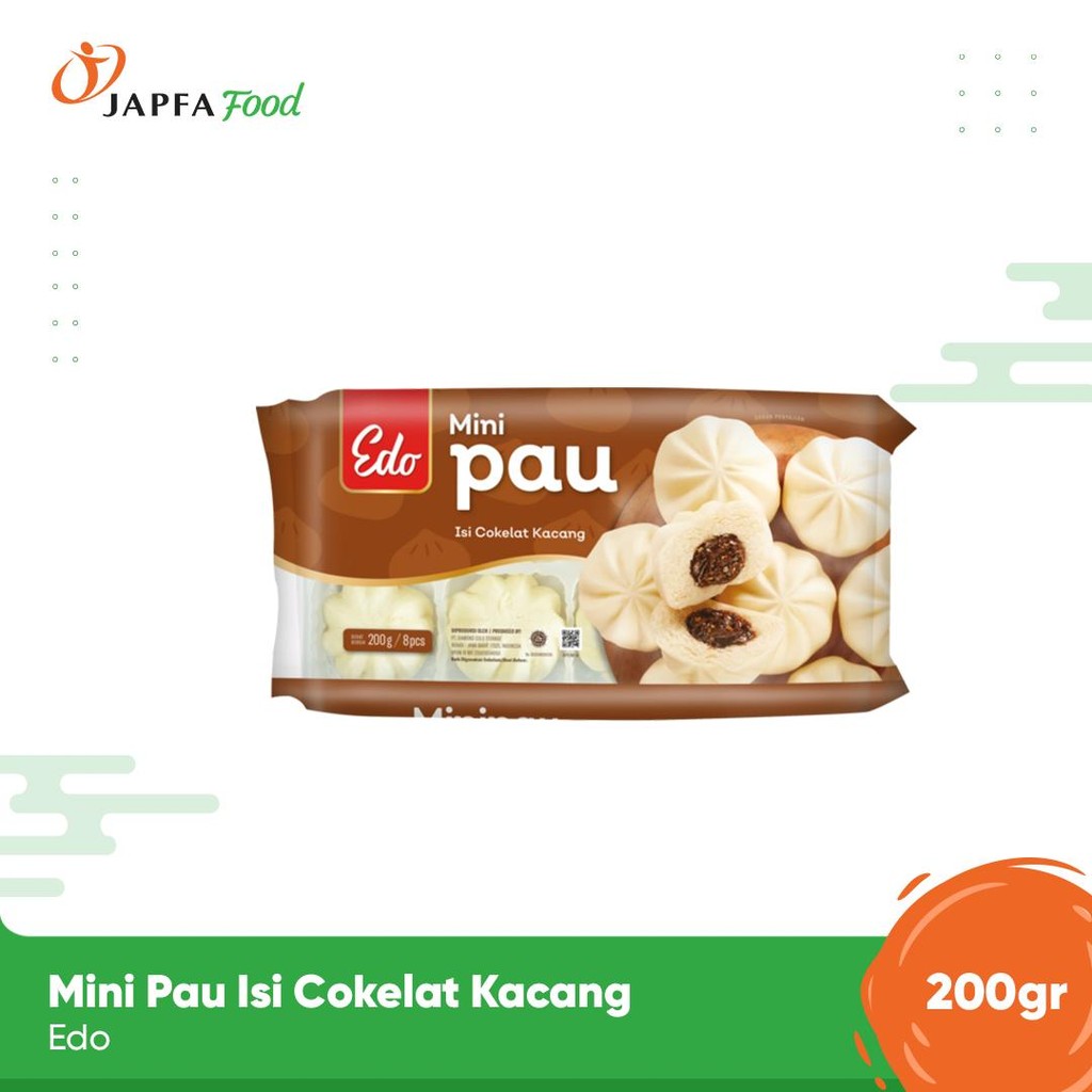 Jual Edo Mini Pau Coklat Kacang 200gr - Isi 8 pcs | Shopee Indonesia
