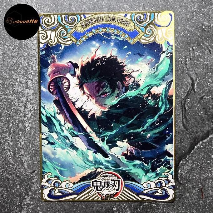 Jual Gold Metal Plated Card Demon Slayer Tanjiro Kamado LGP | Shopee ...