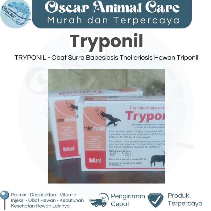 Jual TRYPONIL - Obat Surra Babesiosis Theileriosis Hewan Triponil ...