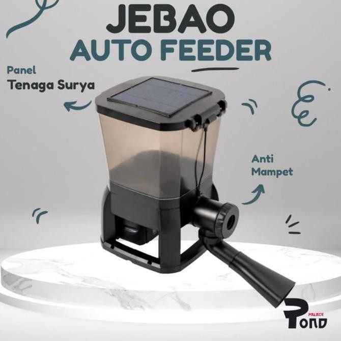 Jual Autofeeder Kolam Ikan Koi 10L Solar Auto Feeder Automatic Pond ...