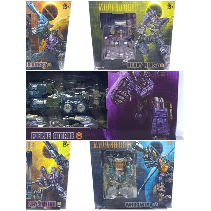 Jual Warbotron WB01 Combiner Set of 5 Figures | Shopee Indonesia