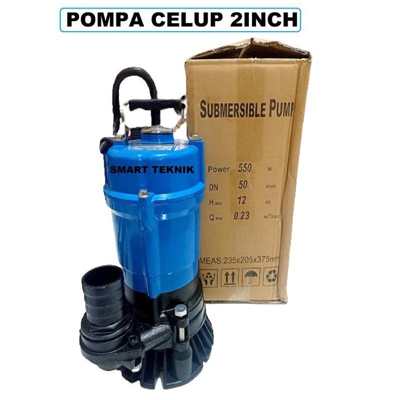 Jual Original Pompa Celup Air Kotor 2 Inch Submersible Pump Sumur Bersih Kolam Terjun Irigasi ...