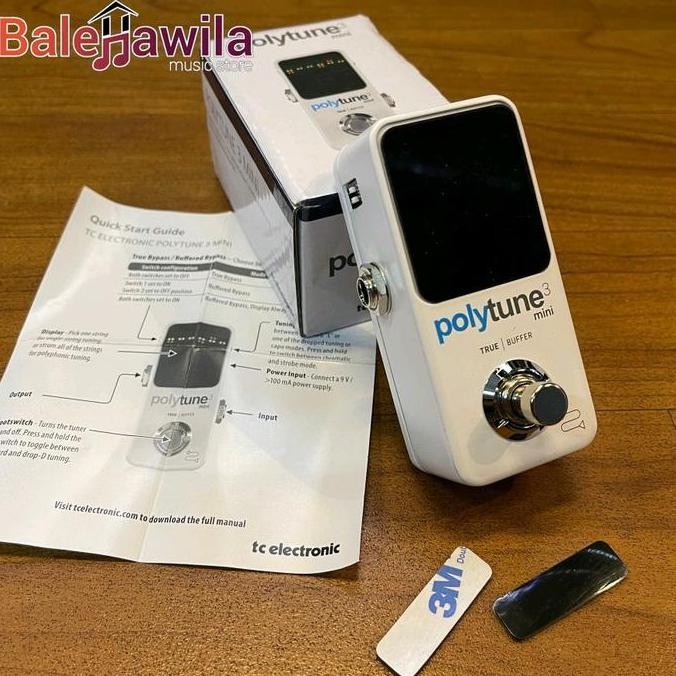 Jual Tuner Tc Electronic Polytune 3 Mini Tuner Guitar Pedal Polyphonic ...