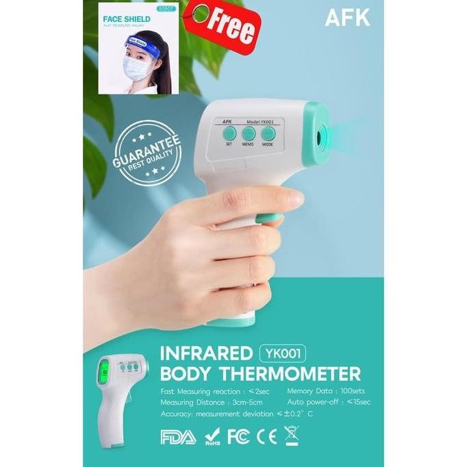 Jual Thermometer Infrared Termometer Tembak Thermo Gun Contactless ...