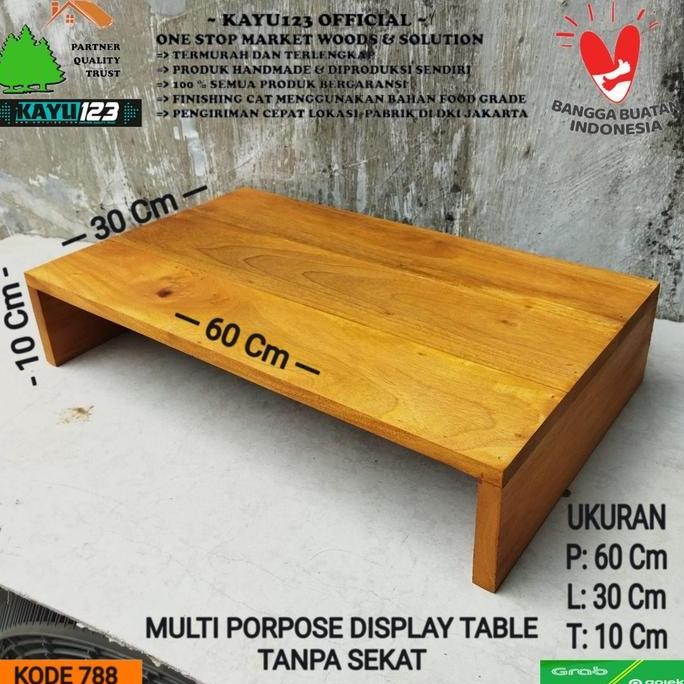 Jual Baru Meja Display Stand Monitor Tanpa Skat P 40-70Cm L 30Cm T 10Cm ...