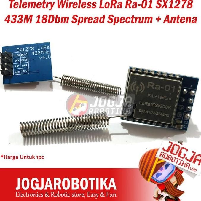 Jual Telemetry Wireless Lora Ra-01 Sx1278 433M 18Dbm Ai-Thinker ...