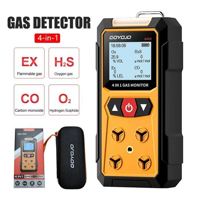 Jual Ll 4 In 1 Detektor Gas Carbon Monoxide Detector Alat Deteksi Gas Combustible Gas Sensor ...