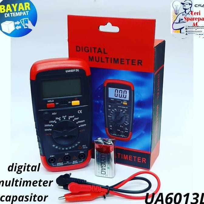 Jual Digital Multimeter Testing Capasitor Kapasitor Ac Alat Ukur Micro ...