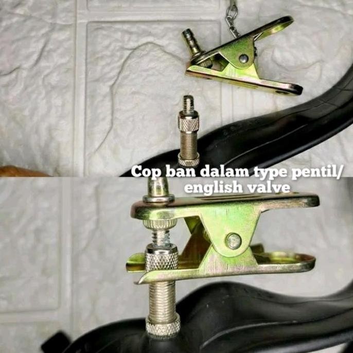 Jual COP POMPA ANGIN TABUNG SEPEDA DAN MOTOR DOP ENGLISH VALVE AMERICAN ...