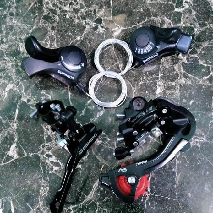 Jual Groupset Grupset Shimano Tourney Tz 3 X 7 Speed Mtb Rb Minion Seli ...