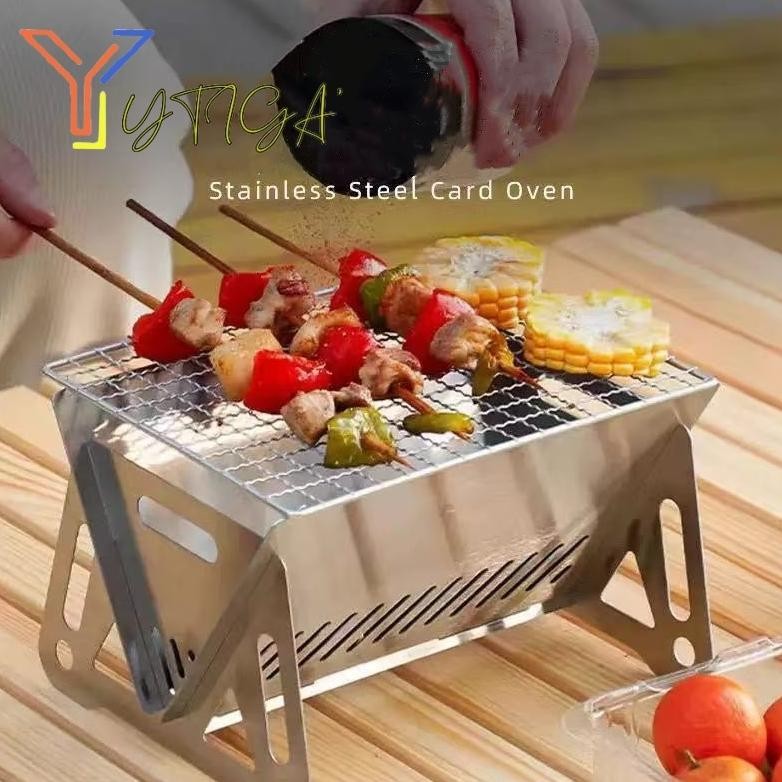 Jual Bisa Cod Kompor Lipat Camping Mini Kayu Bakar Kompor Grill ...