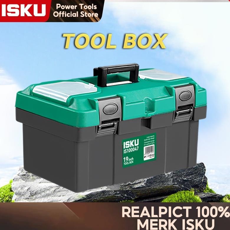Jual ISKU Tool Box Besar Plastik 14 15 17 18 19 20 Inch Bahan Pp Tools ...