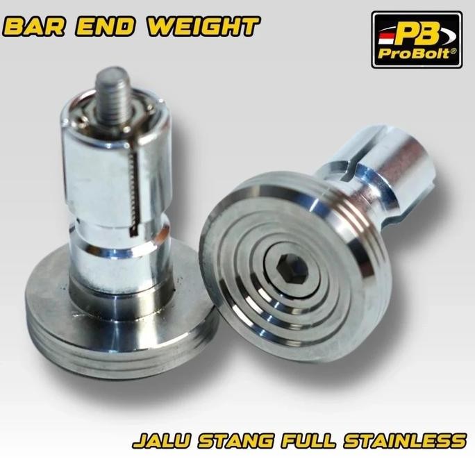 Jual JALU STANG MOTOR SPIRAL TITANIUM CHROME SILVER FULL CNC ORIGINAL ...
