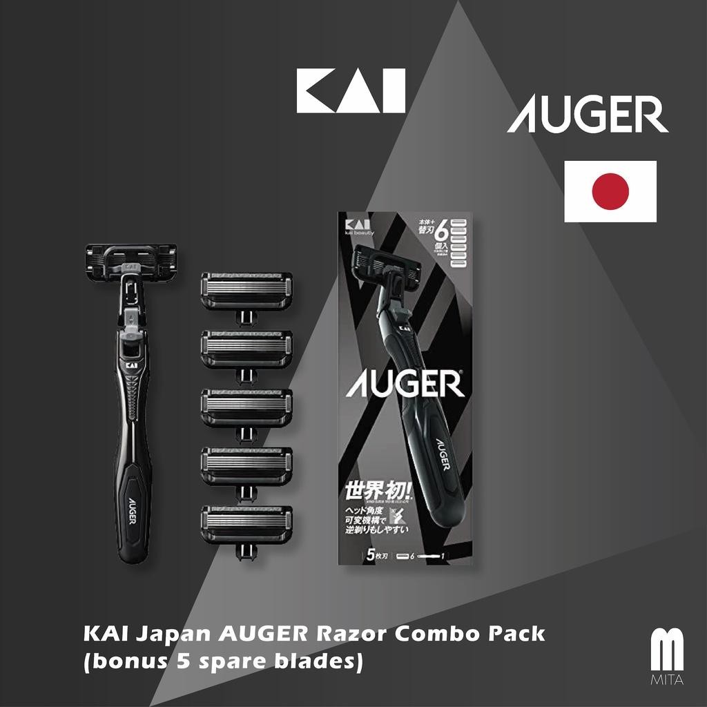 Jual Kai Japan Auger Alat Cukur 5 Mata Pisau Dengan Variable Angle ...