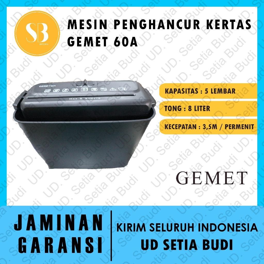Jual Mesin Penghancur Kertas Paper Shredder Gemet 60A Terbaru Best ...