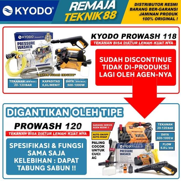 Jual Steam Jet Cleaner Kyodo Prowash 118 Pengatur Tekanan Variable 120 ...