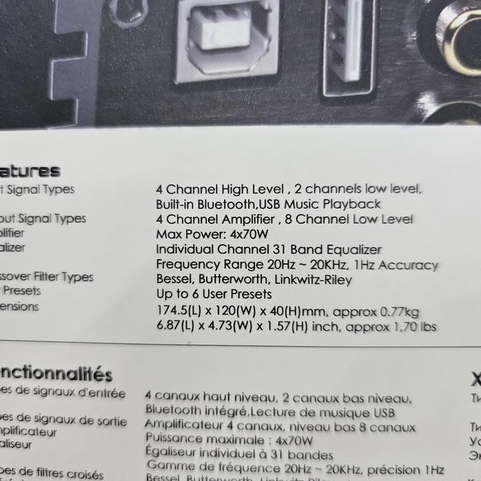 Jual Nakamichi Ndsk4285Au Dsp 8 Channel + Built In Power Amplifier 4 Channel Bluetooth Usb Hires ...