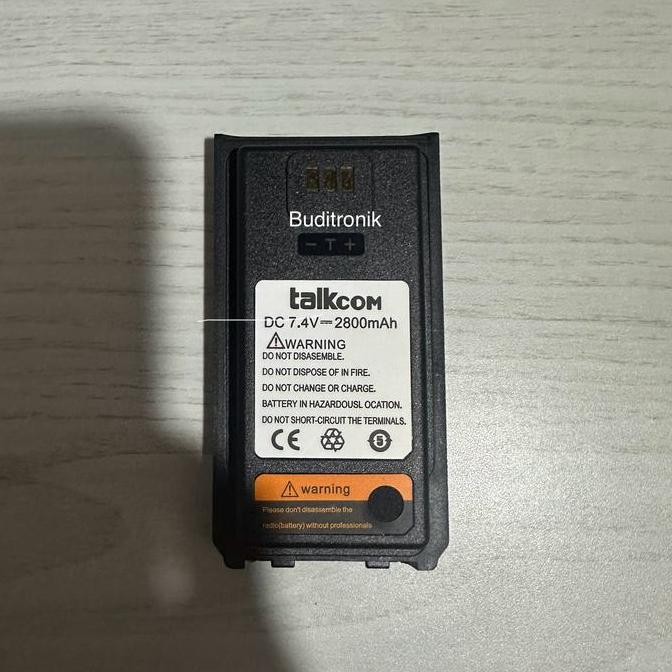 Jual Battery Ht Poc Talkcom TC-988 Plus Batterai Ht Talkcom Original ...