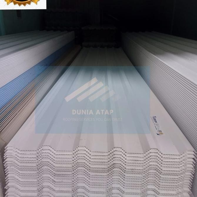 Jual Atap Alderon R830 Semi Transparan ( Translucent) masuk cahaya 20% ...