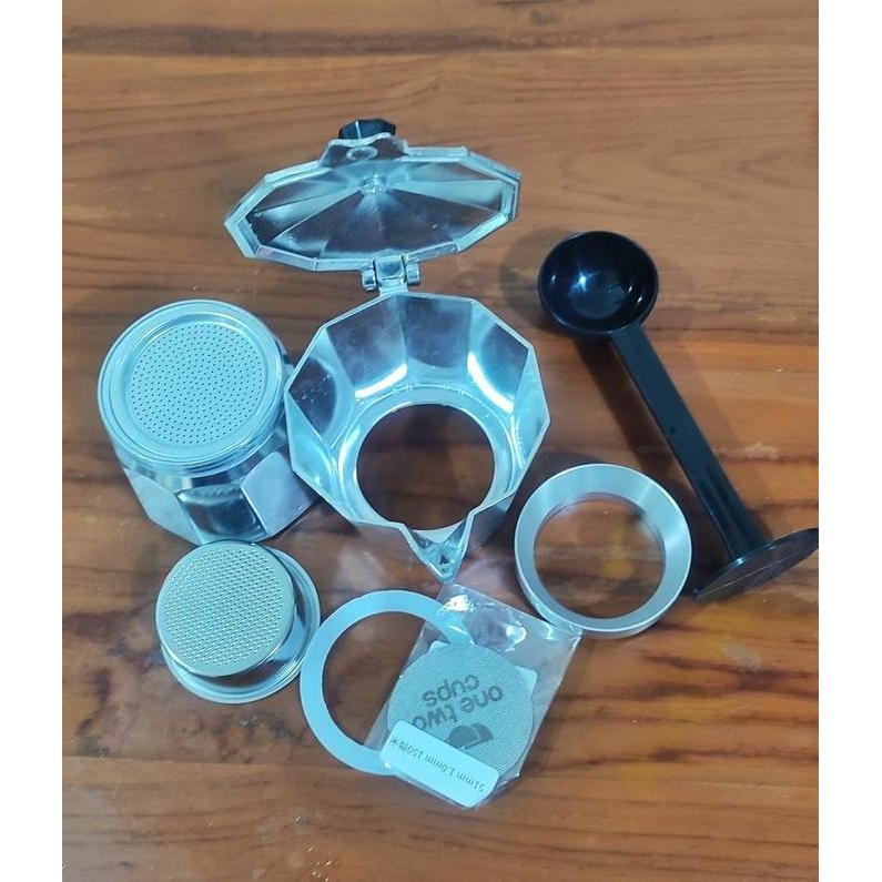 Jual MOKA POT Modifkasi ala 9Barista - 3 Cups 150 ml MURAH | Shopee ...