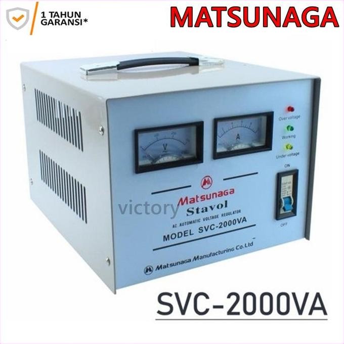Jual Matsunaga Stavol Stabilizer 2000 Watt (2KVA) | Shopee Indonesia