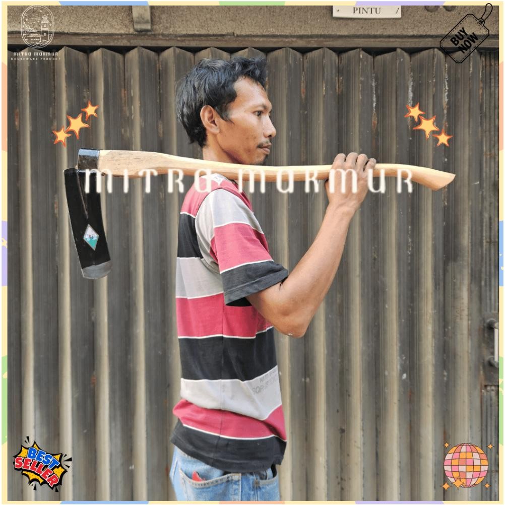 Jual Paket Cangkul Plus Gagang Kayu / Garukan Plus Gagang / Cangkul ...