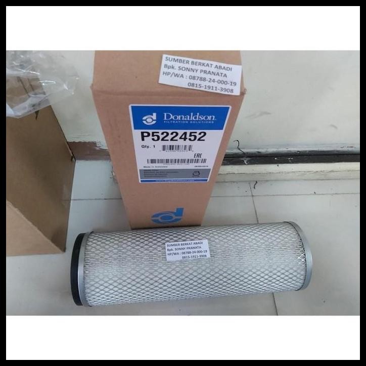 Jual DISKON DONALDSON P522452 AIR FILTER P52-2452 SAFETY P52 2452 INNER ...