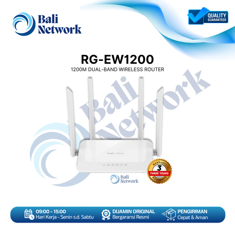 Jual RUIJIE REYEE RG-EW1200 Wifi 5 MESH SOHO WIFI ROUTER | Shopee Indonesia