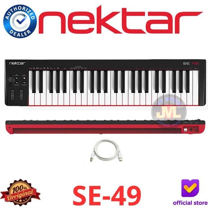 Jual baru Nektar SE25 SE49 SE61 SE Series USB MIDI Keyboard Controller ...