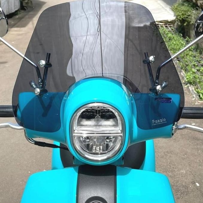 Jual Visor Fazzio 125 Windshield Fazzio 125 Clear Smoke Tebal Murah ...