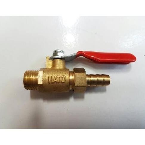 Jual Kran Angin Stop Kran KOMPRESOR 1/4 Hato Kuningan TEBAL ORIGINAL ...