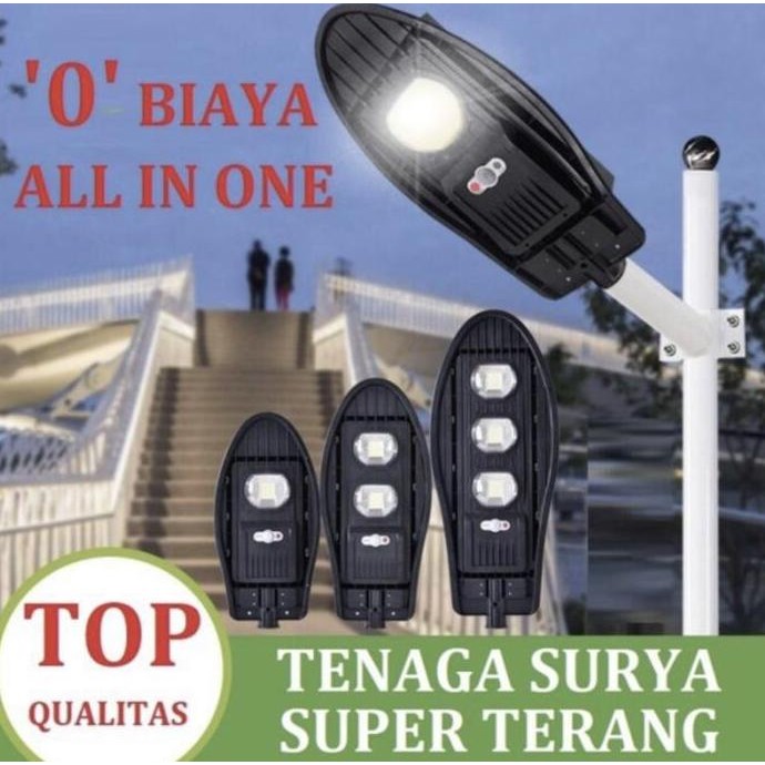 Jual lampu jalan pju cobra 150w panel surya 150 w solar cell remote ...