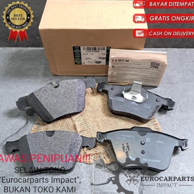 Jual KAMPAS REM BRAKE PAD DEPAN JAGUAR XF WITH SUPERCHARGER, JAGUAR XJ ...