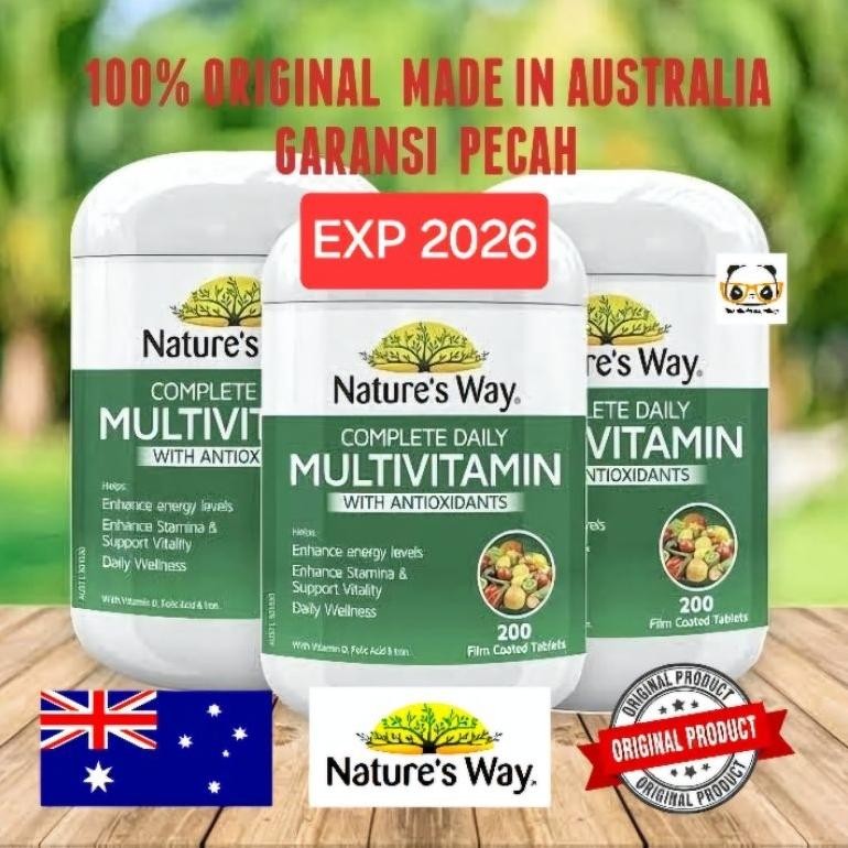 Jual Natures Way Complete Daily Multivitamin with Antioxidants 200 ...