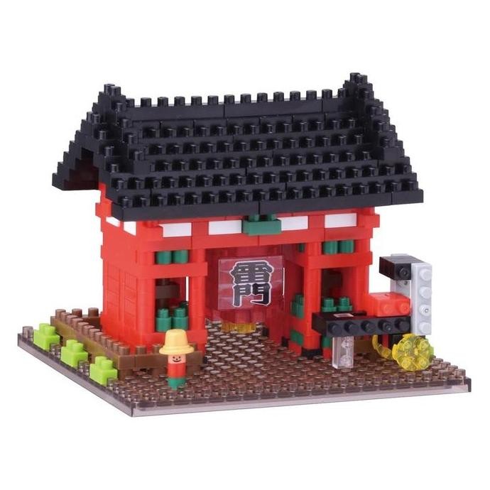 Jual Nanoblock Kawada " Building " #NBH 115 Kaminarimon | Shopee Indonesia