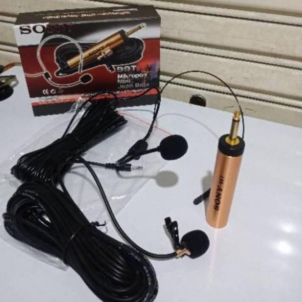Jual BARU SONY 99T MIC KANCING & HEADSET SYSTEM MIC KABEL CLIP ON LARIS ...