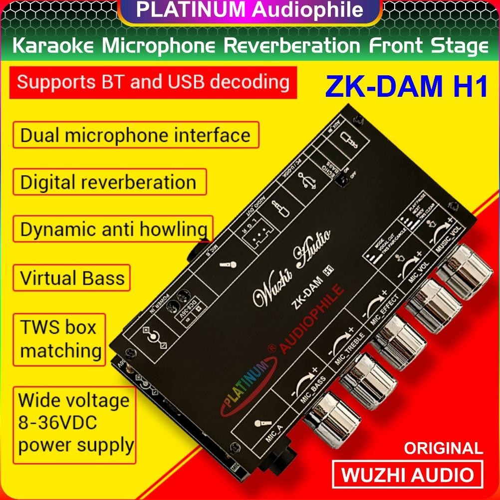 Jual Karaoke Microphone Reverberation modul Digital Echo Professional ...