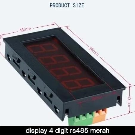 Jual Promo Plc Digital Panel Meter Led Modbus RS485 Display OMRON CP MODICON FX3U with free ...