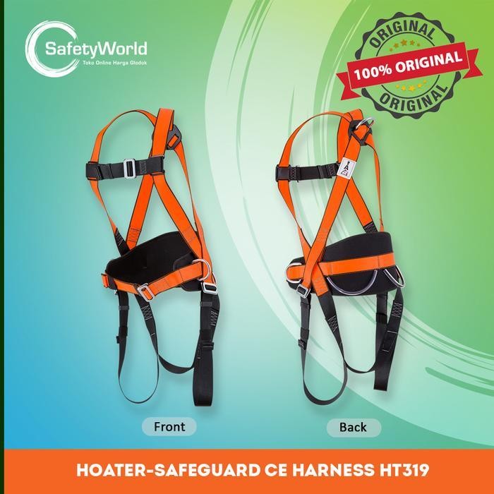 Jual Full Body Harnes Safeguard Ht-319 / Hoater-Safeguard Ce Harness ...
