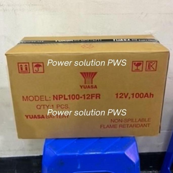 Jual Baterai UPS Yuasa 12v 100Ah Battery VRLA Yuasa NPL100-12 NPL 100 ...
