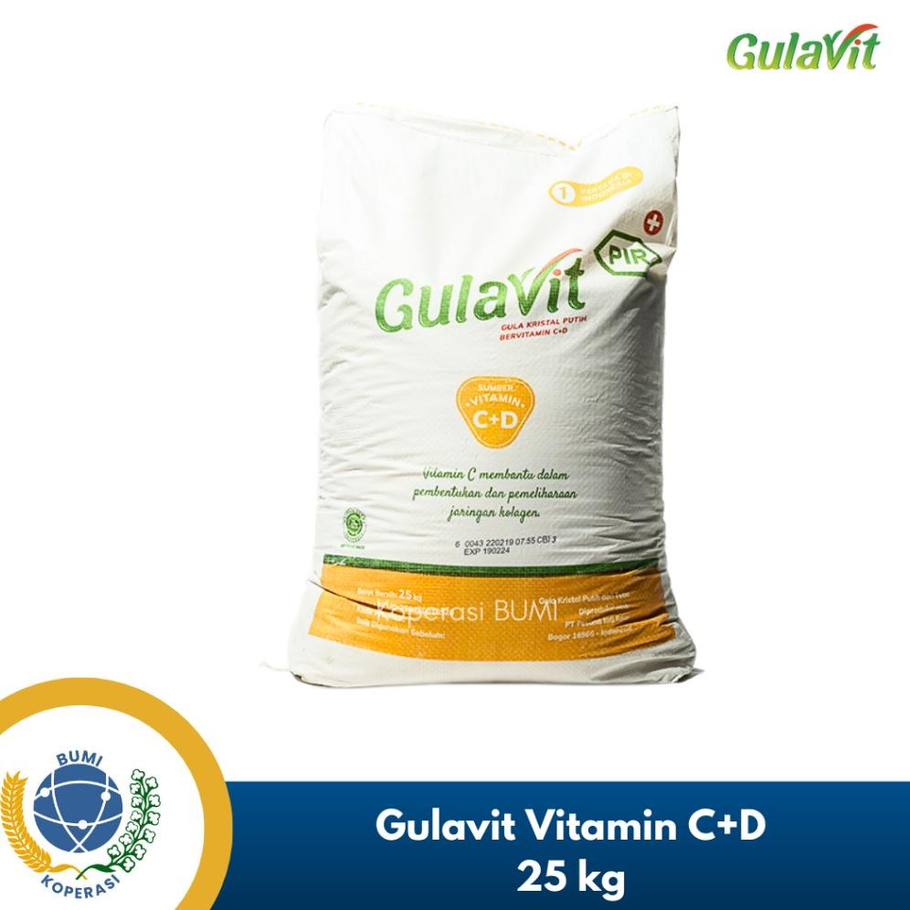 Jual Gula Pasir Gulavit 25KG Sumber Vitamin A Nugi | Shopee Indonesia