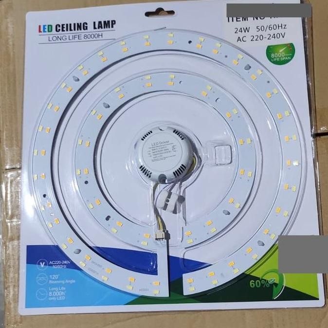 Jual lampu tl ring led baret bulat 12 w 18 w 24 w 36 w 3warna 3 warna ...