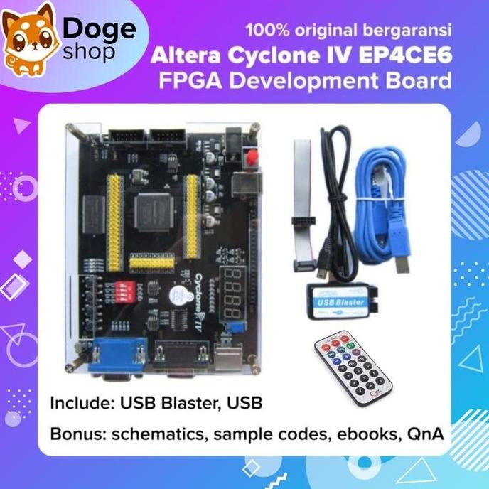 Jual Altera Cyclone IV FPGA Development Board EP4CE6 USB Blaster ...