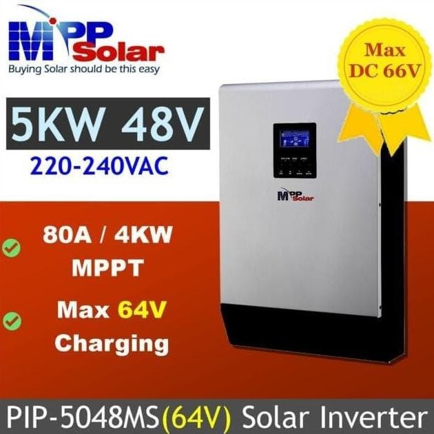 Jual Hybrid Offgrid Inverter 5Kva 5Kw MPPT 80A merk MPP Solar | Shopee Indonesia