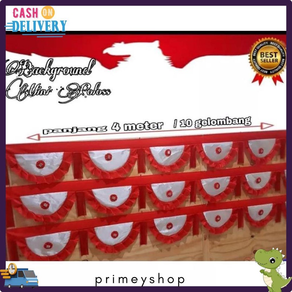 Jual Bendera Begron Mini Polos Cantik 10Glombang Terlengkap Dan ...