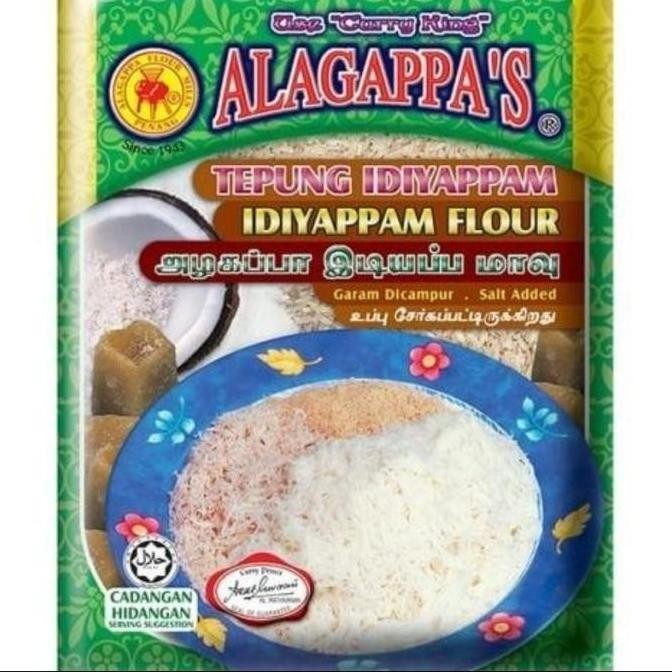 Jual =====] ALAGAPPAS TEPUNG IDIYAPPAM / IDIYAPPAM FLOUR / 500 gram ...