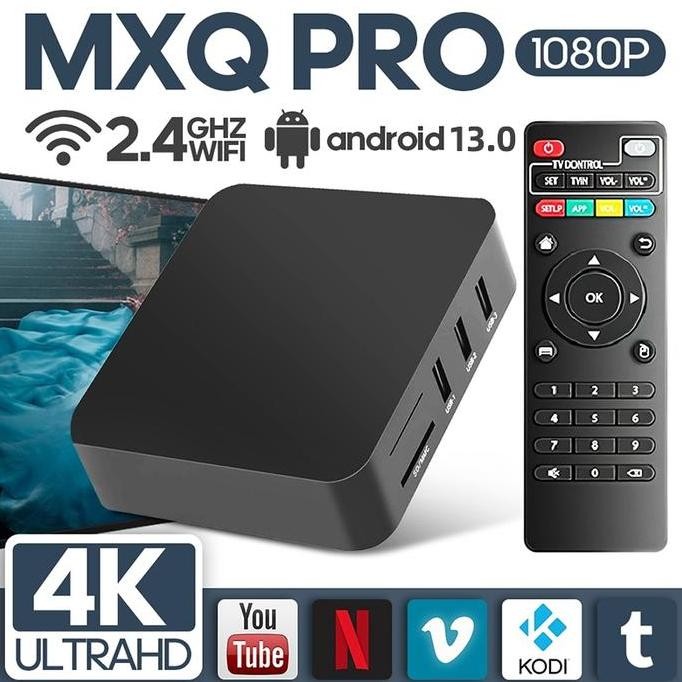 Jual NEW 4K HD Android TV Box MXQ Pro 16G+256G Smart TV BOX 2.4G Wifi ...
